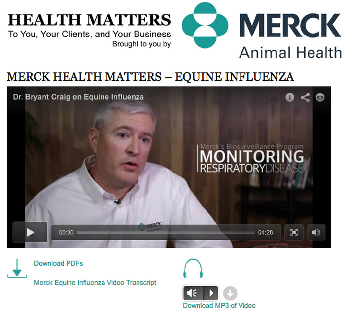 Announcing the Launch of Merck Health Matters on EquiManagement.com